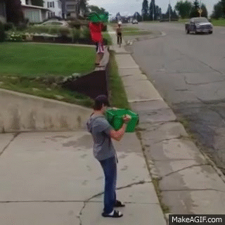 Water Bucket Bike Fail - Funny Vine! on Make a GIF