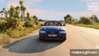 Road Potholes and Bumps Crashes #03 [BeamNG.Drive] on Make a GIF