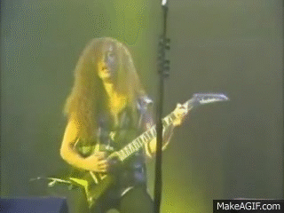 Megadeth Ashes In Your Mouth Live 1992 on Make a GIF