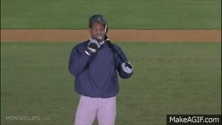 Sammy Sosa does the Sammy Sosa lip/chest thing on Make a GIF