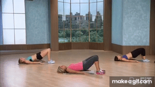 Butt Shaper Workout: Denise Austin- Shrink Your 5 Fat Zones on Make a GIF