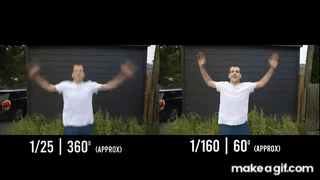 CAMERA SHUTTER: Should You Only Use 1/50 for Video? on Make a GIF