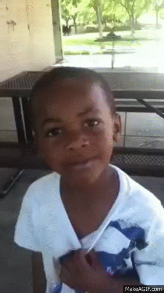 [ORIGINAL] Kid cussing and punching! "Hello Motherf*cker" on Make a GIF