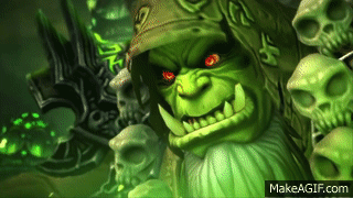 Gul'dan Kills Varian on Make a GIF