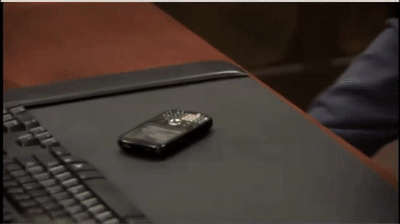 Parks and Recreation - Ron Hates Phone Calls on Make a GIF