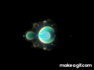 Mandelbrot orbit density map (aka anti-buddhabrot) rotation on Make a GIF