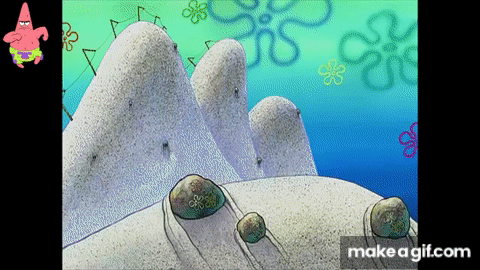 Patrick Star Crashing Into Mountain for 10 Hours in 60fps on Make a GIF