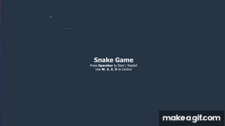 HTML Snake with OpenAI o1 on Make a GIF