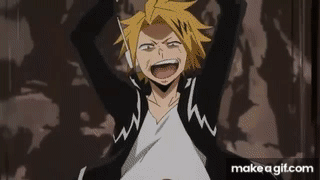 Kaminari Quirk Moments (DUB) on Make a GIF