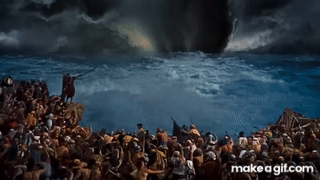 Los Diez Mandamientos Cruzando el Mar Rojo on Make a GIF