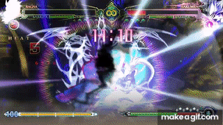 BBCF Mods: Black Beast Ragna vs Full Power Hakumen on Make a GIF