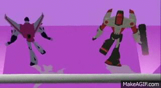 Megatron and starscream dance 2 on Make a GIF