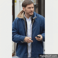 The Drop Movie Bob Saginowski Tom Hardy Jacket on Make a GIF
