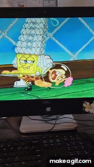 Sandy Laughing on Make a GIF