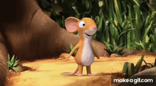 Gruffalo World - Mouse meets Owl on Make a GIF