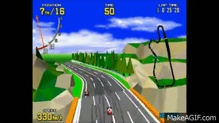 Virtua Racing Arcade Game-Play HD on Make a GIF