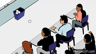 Students Learn A Powerful Lesson About Privilege on Make a GIF