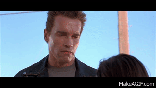 Terminator 2: Judgment Day Smile Scene on Make a GIF