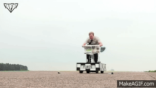 Colin Furze | World's fastest toilet - It's finished! on Make a GIF