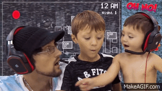 OH NO! BABY Shawn vs. FIVE NIGHTS at FREDDY'S 1,2, & 4 + He Calls BENDY ...