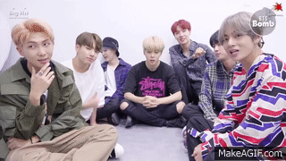 [ENG SUB] [BANGTAN BOMB] BTS 'DNA' MV REAL reaction @6:00PM (170918) - BTS (방탄소년단) on Make a GIF