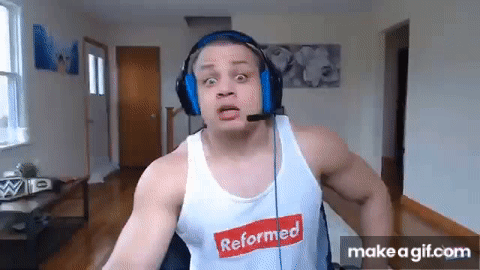 tyler1 screams and disappears on Make a GIF