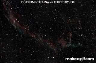 Eastern Veil Nebula on Make a GIF