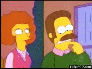 Ned Flanders Screams Like A Girl! ~THE SIMPSONS~ on Make a GIF
