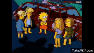 The Simpsons - Sweet Merciful Crap! on Make a GIF