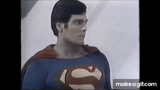 Superman darnit on Make a GIF