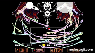 Asriel Dreemurr - All Attacks on Make a GIF