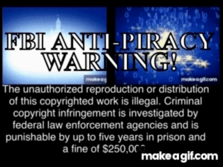 DreamWorks FBI Warning on Make a GIF