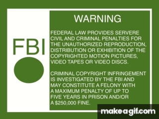 DreamWorks FBI Warning on Make a GIF