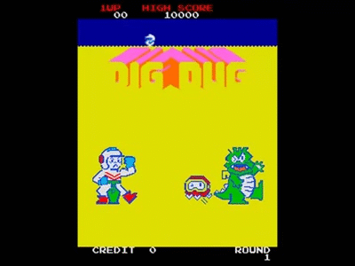 Dig Dug part 1 of 3 on Make a GIF