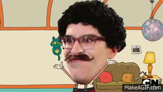 Uncle Grandpa - Funny Face on Make a GIF