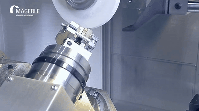 MÄGERLE - MFP-50 6-Axis Creep Feed Grinding II on Make a GIF