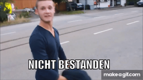 Inscope21 NICHT BESTANDEN on Make a GIF