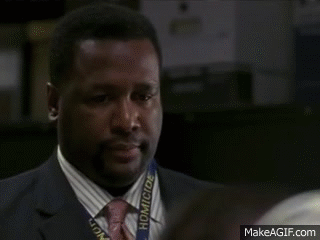 The Wire - Bunk's interrogation techniques on Make a GIF