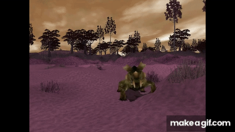 Estemmenosuchus Attack and Comparison - Carnivores Triassic on Make a GIF