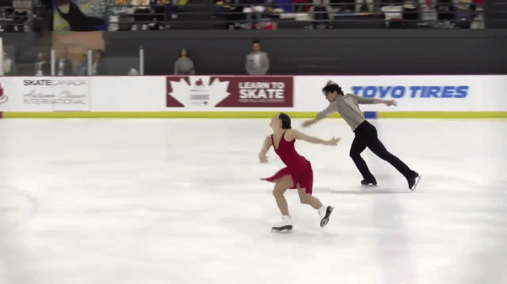 Tessa Virtue / Scott Moir. ACI, FD, 1 on Make a GIF