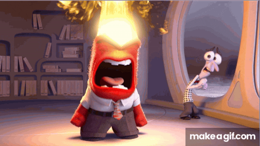Anger Inside Out Fire GIF | GIFDB.com on Make a GIF