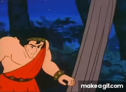 Superbook - Samson on Make a GIF