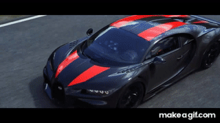 BUGATTI Chiron breaks through magic 300mph barrier on Make a GIF