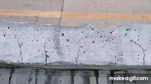 Cracks in Reinforced Concrete Beam on Make a GIF