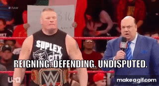REIGNING DEFENDING UNDISPUTED WWE HEAVYWEIGHT CHAMPION OF THE WORLD on ...