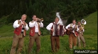 German Folk Music - Goldried Quintett on Make a GIF