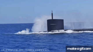 AMAZING FOOTAGE Of Nuclear-Powered Ballistic Missile Submarine Diving ...