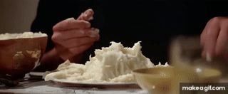 Close Encounters Dreyfuss Mashed Potato Madness on Make a GIF