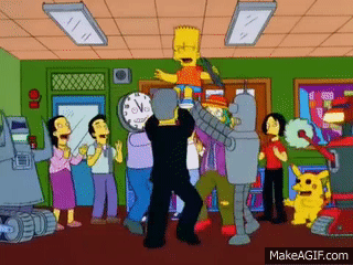 Bart loses his mind [Full Scene] on Make a GIF