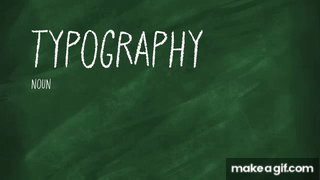 The ULTIMATE Guide To Typography For Beginners on Make a GIF